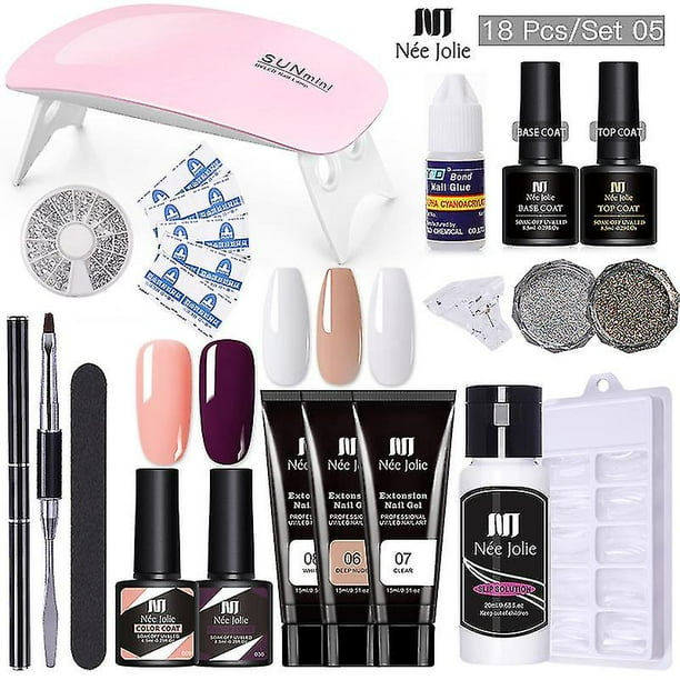Nail Extension Kit Full Set Of Nail Phototherapy Extension Kit - Walmart.ca