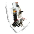 EQCOTWEA Brushless Precision Milling and Drilling Machine Benchtop ...