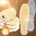 4 Pairs Thermal Aluminum Foil Lamb Wool Shoe Insoles Providing Extreme ...