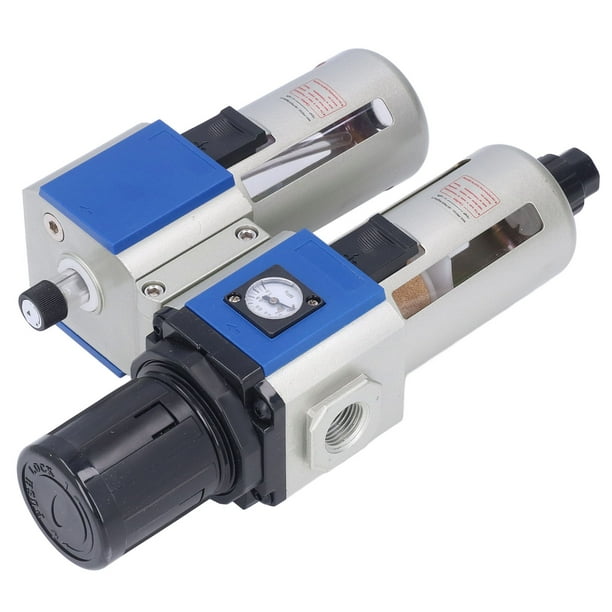 Compressed Air Filter Regulator Lubricator Combo, Stable Regulation 2 ...