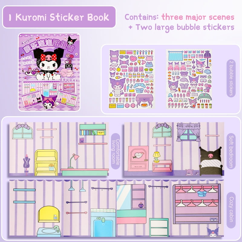 Click here for Guishuan Sanrio New Creative Sticker Book Kawaii Q... prices
