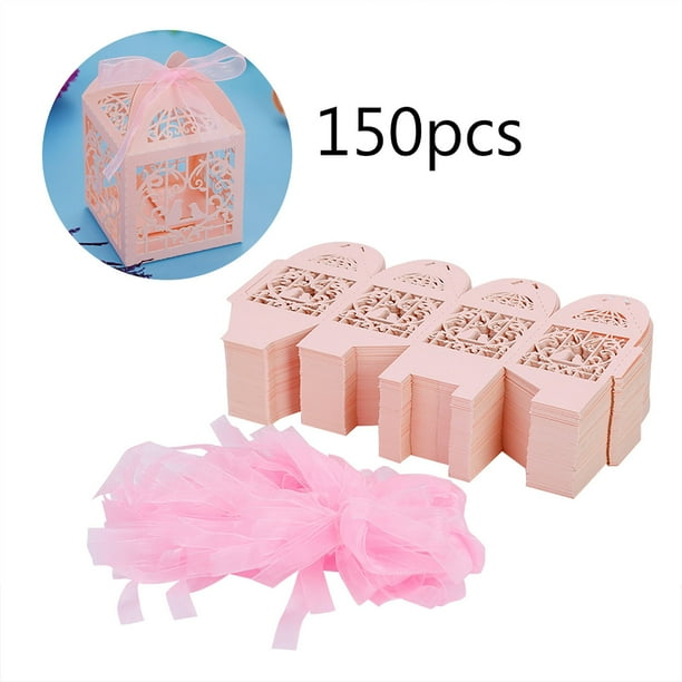 Sugar Boxes,150PCS Wedding Favor Sugar Sugar Box Chocolate Boxes ...