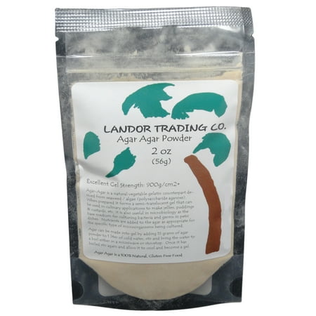 Agar Agar Powder 2oz - Excellent Gel Strength 900g/cm2 - Walmart.com
