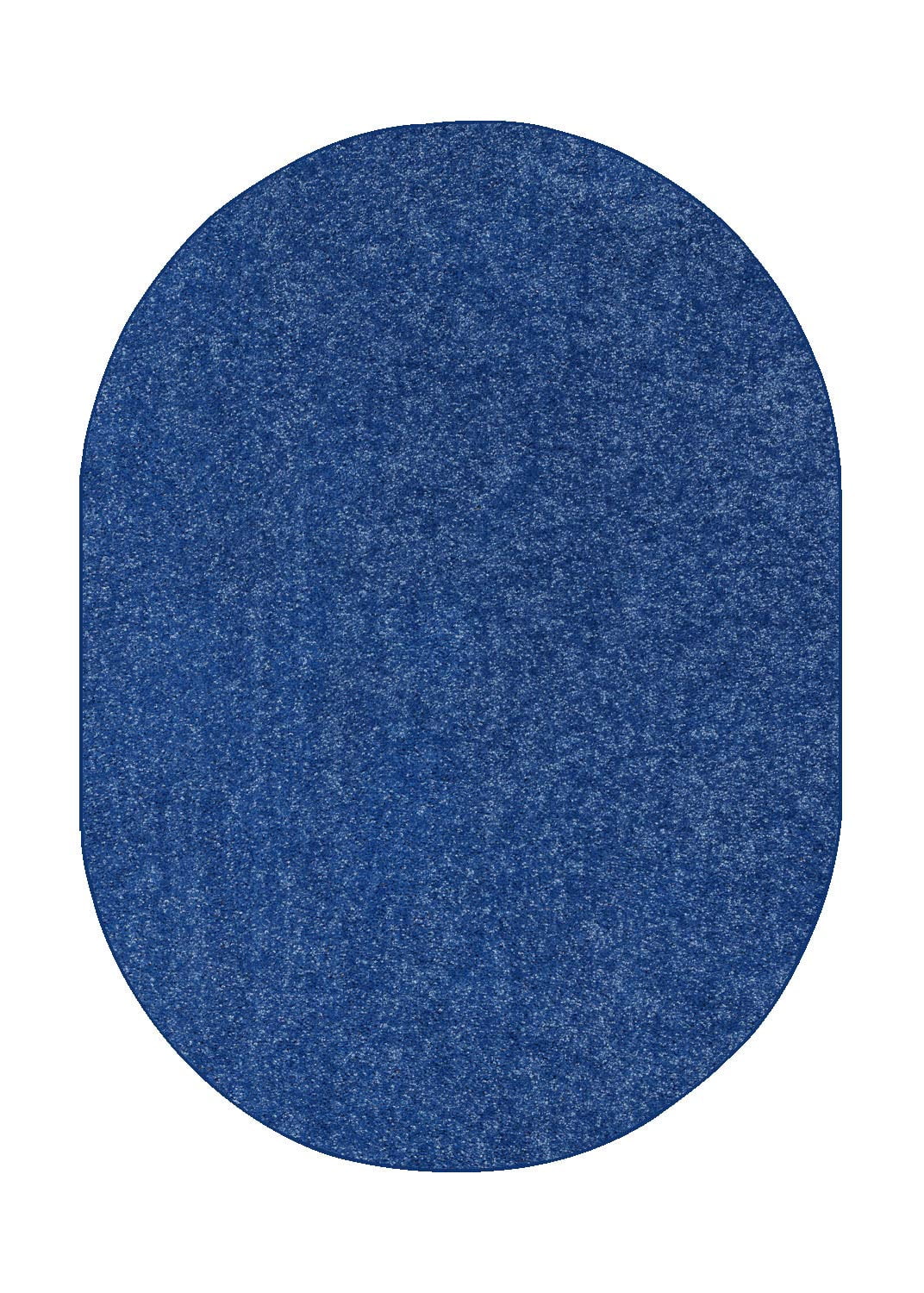 Bright House Solid Color Area Rugs Royal - 3' x 5' Oval - Walmart.com