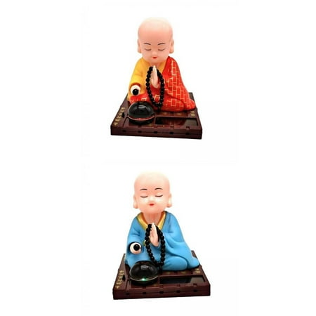 Power Dancing Toy Figure Monk Nodding Head Swing Toy Office Desk ...