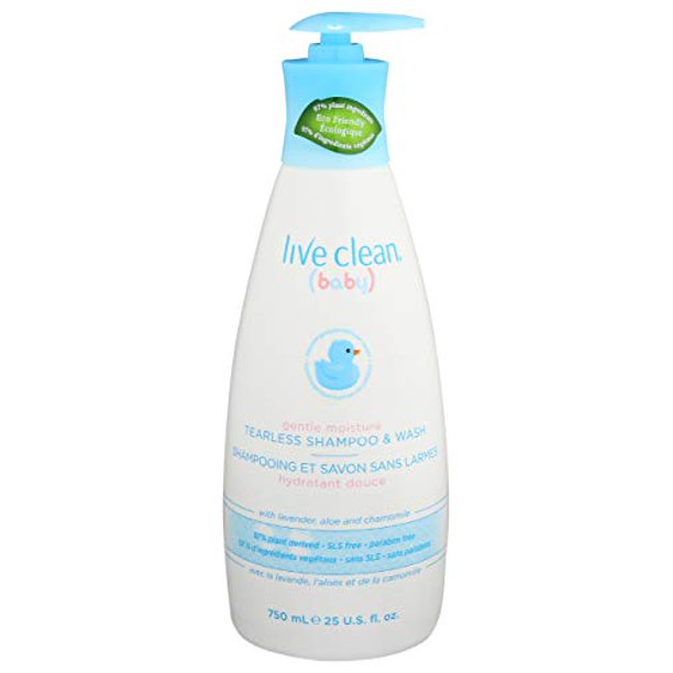 Live Clean, Shampoo Wash Tearless Gentle Moisture, 25 Fl Oz - Walmart.ca