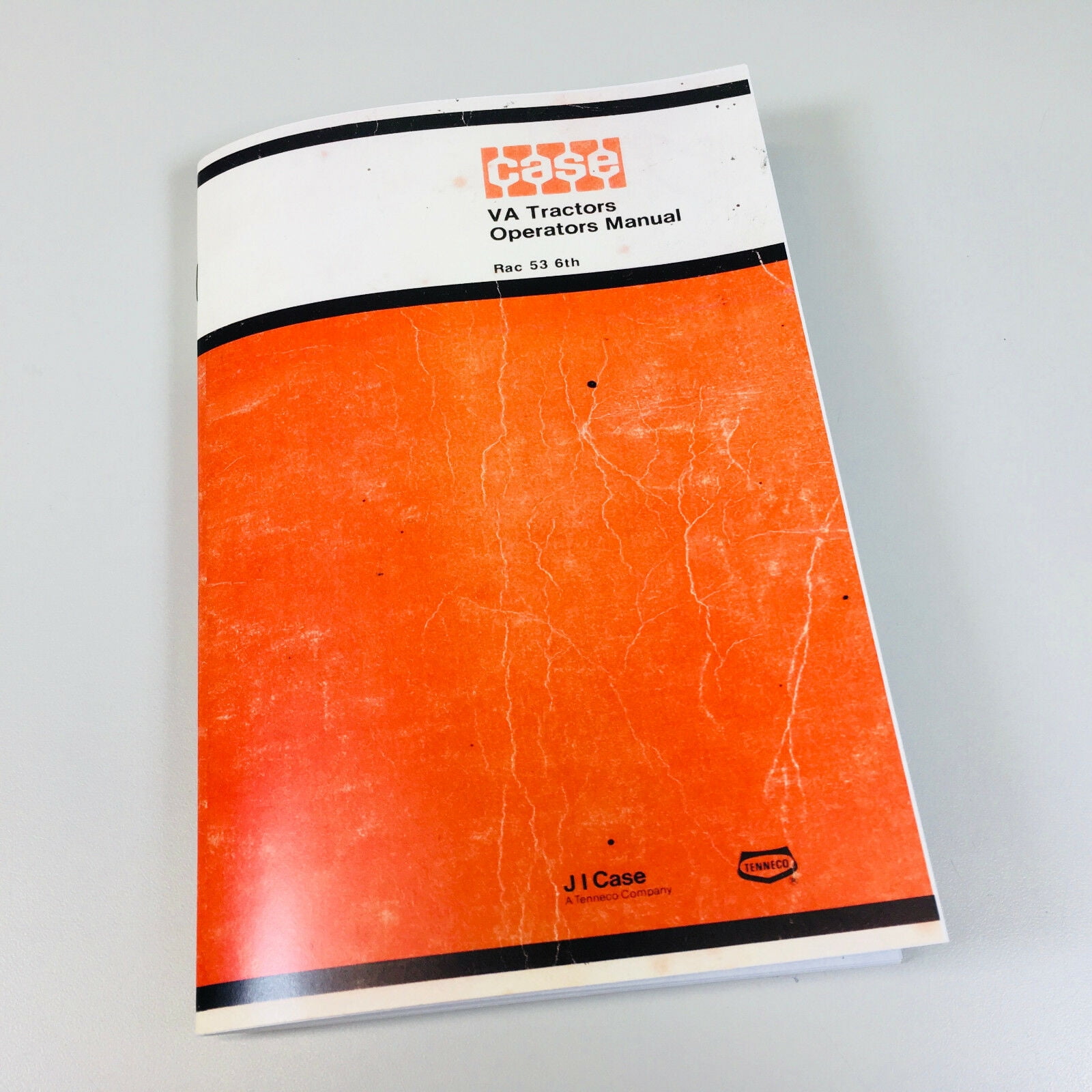 J I Case Va Tractors Vac Vao Vas Vah Operators Owners Manuals Rac 53 ...