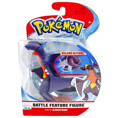 Garchomp Pokemon Deluxe Action Battle Feature Figure 4.5" - Walmart.com ...