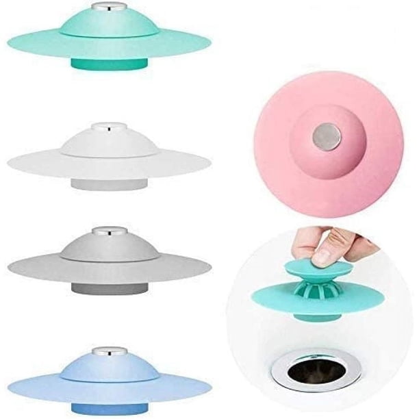 Sink Plugs, 5 Pieces Drain Plugs, Universal Kitchen Plugs Sink, Bathtub ...