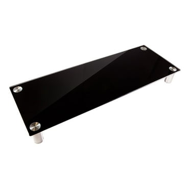 Kantek Extra Wide Deluxe Monitor Stand with Drawer, Black - Walmart.com