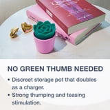 NEW! plusOne Pulsing Succulent Arouser with Storage Pot, 10 Unique ...