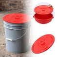 Universal Lid for 5 Gallon Pail – Heavy Duty Leak Proof Round Water ...