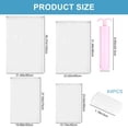4pcs Vacuum Sealed Storage Bags with Hand Pump for Clothes,Vacuum ...
