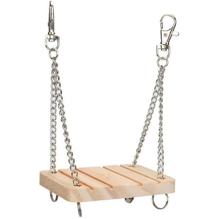 NETSENG Hamster Swing, Wooden Swing with Adjustable Hanging Chain for ...