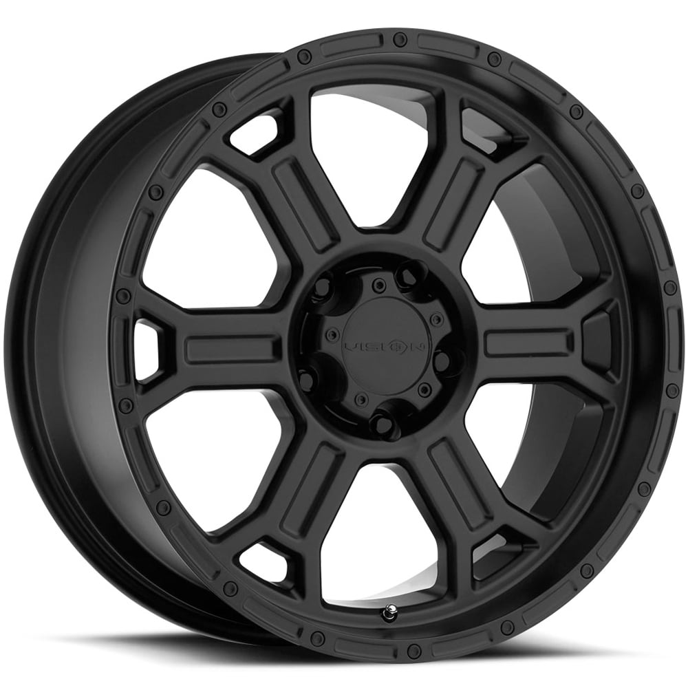 Vision Off Road Raptor 18x9.5 5x150 25et Matte Black Wheel - Walmart ...