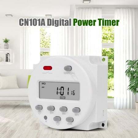 TB&W CN101A Digital Timer 7 Day Programmable Time Switch Controller Relay (12V) | Walmart Canada