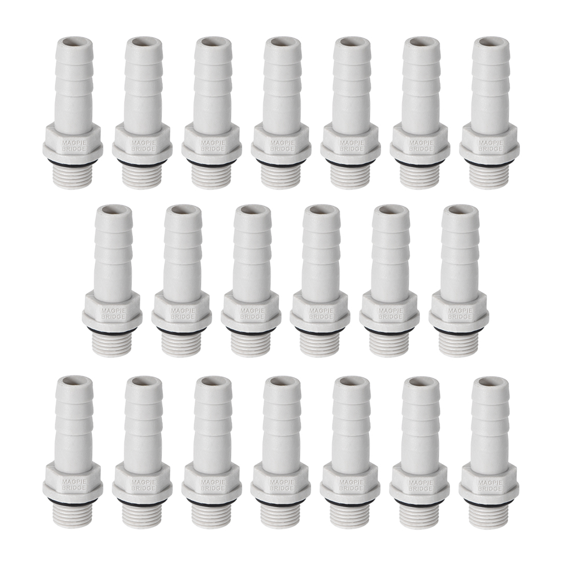 PVC Barb Hose Fittings Connector Adapter 8mm Or 5 16 Barbed X 1 8 G PVC Barb Hose Fittings Connector Adapter 8mm Or 5 16 Barbed X 1 8 G