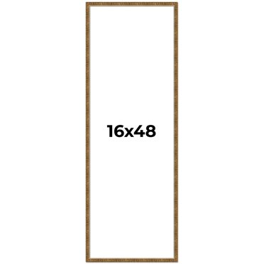 16x48 Frame Black Picture Frame - Complete Modern Photo Frame Includes ...