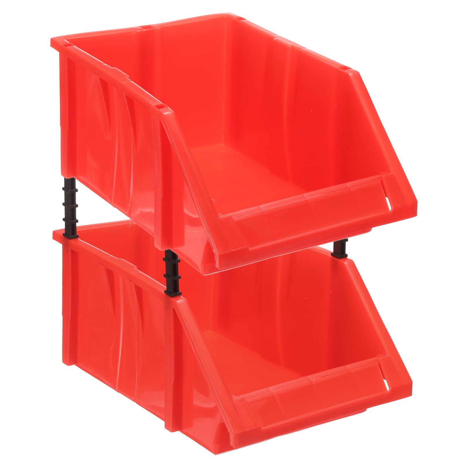 Click here for Uxcell 2pcs Plastic Shelf Bins 11 X 7.1 X 5.3 Wall... prices