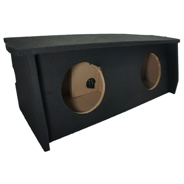 2007-UP Jeep Wrangler 2 Door Dual 10" Sub Box Subwoofer Enclosure with ...