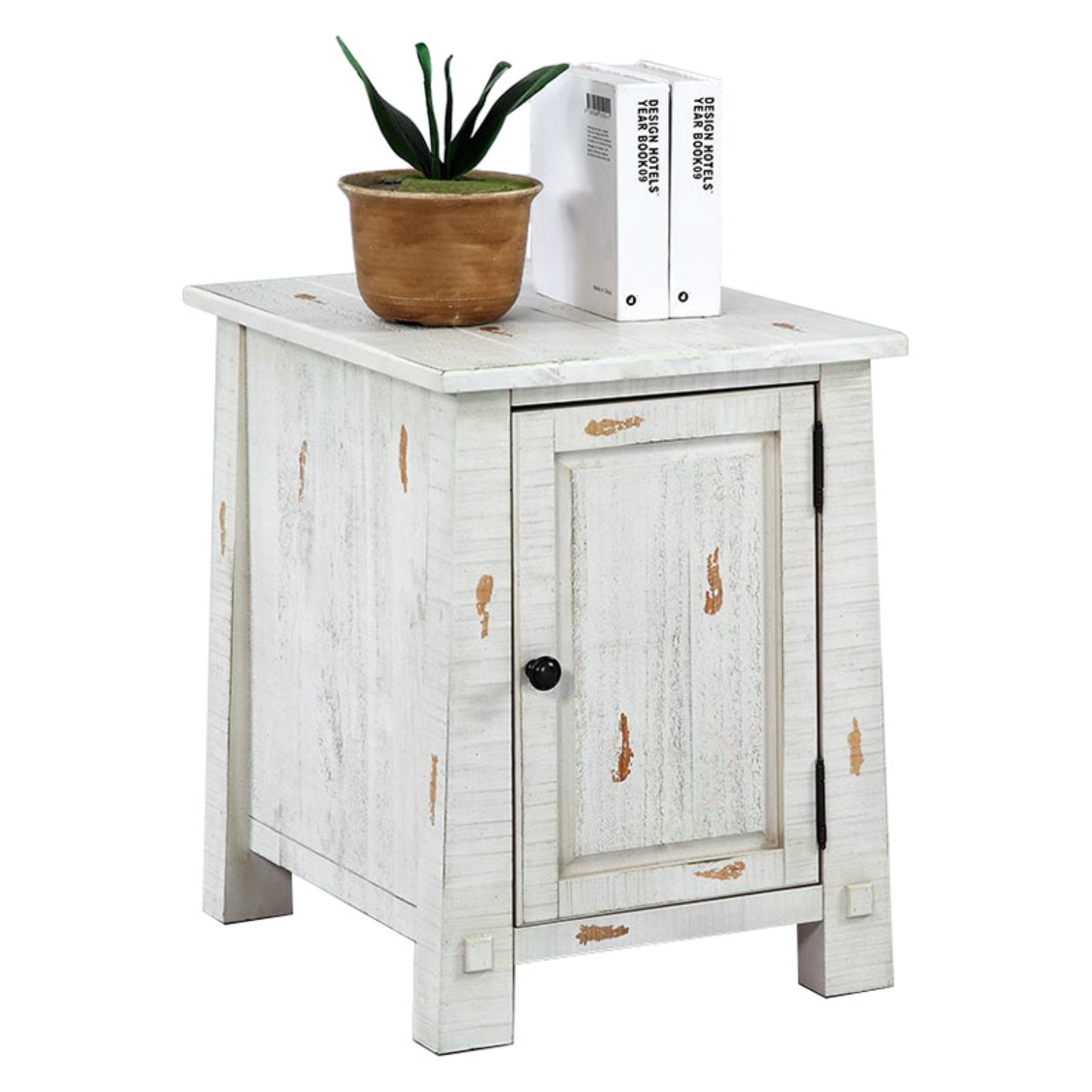 Progressive Willow Chairside Cabinet - White - Walmart.com