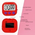 6 Pack Small Digital Kitchen Timer Magnetic Back and ON/Off Switch ...