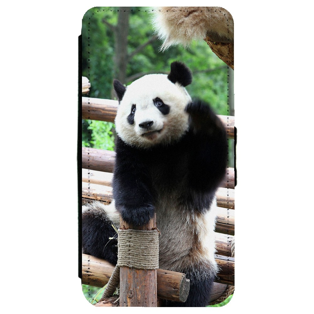 Panda Bear Samsung Galaxy S7 Edge Leather Flip Phone Case - Walmart.com