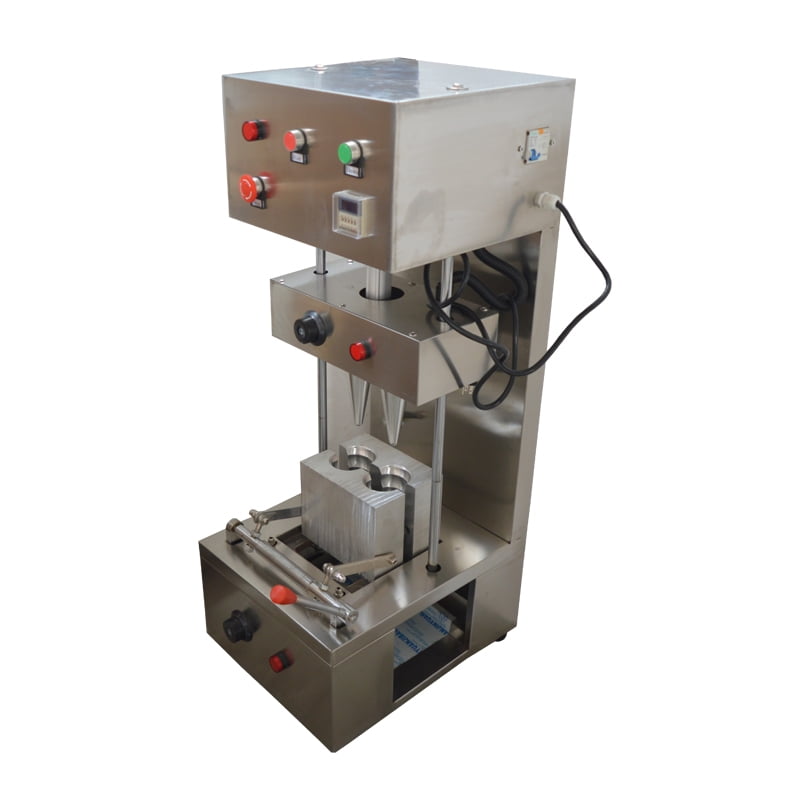 INTBUYING Pizza Cone Forming Machine 2 Molds Commercial Automatic ...