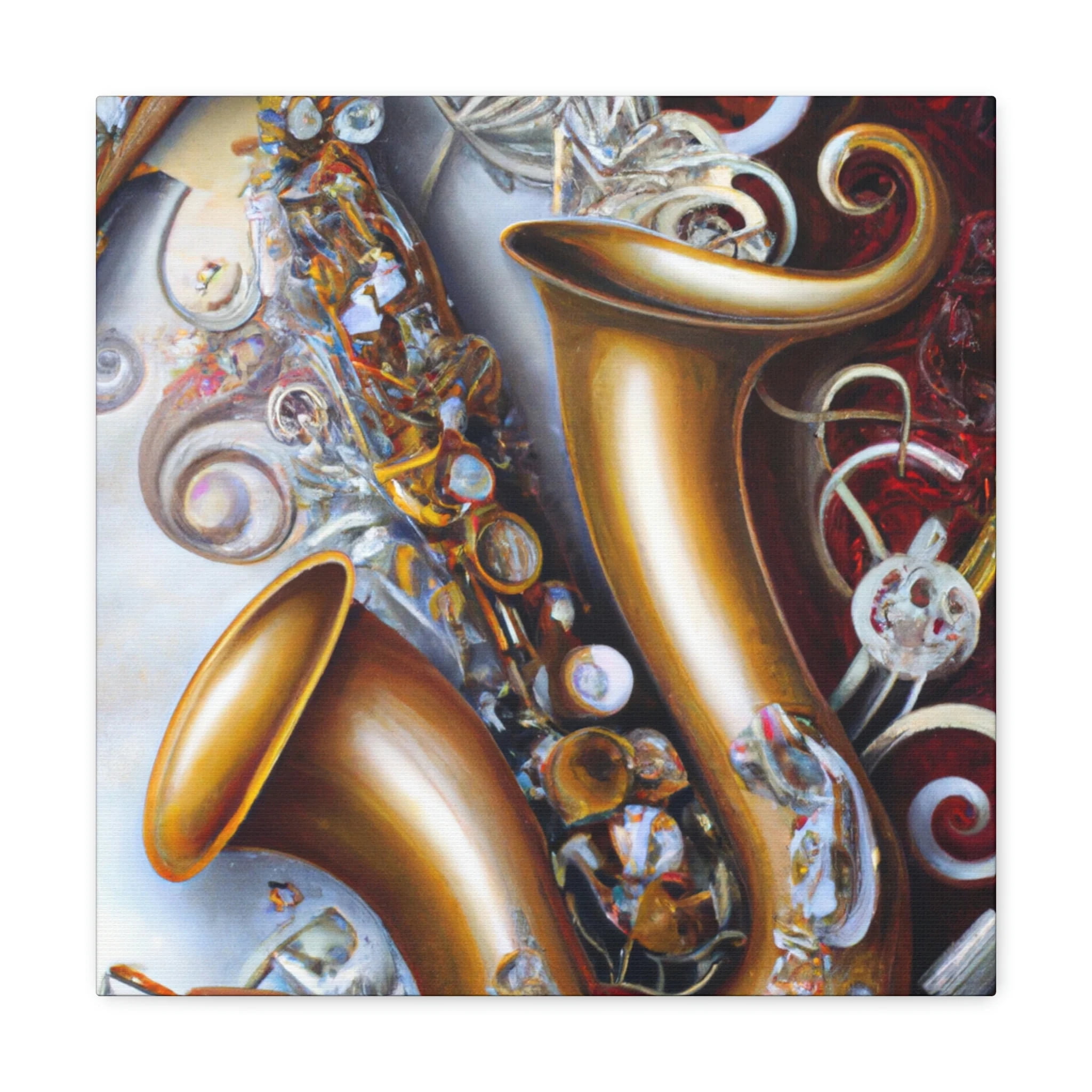Saxophone in Splendor. - Canvas - Walmart.com
