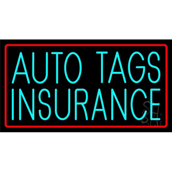 Red Alignment Blue Oval LED Neon Sign 13 x 24 - inches, Clear Edge Cut ...