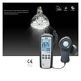 LED Illuminance/Light Meter Up To 400,000 Lux / 40,000 Fc Lar Backlit ...
