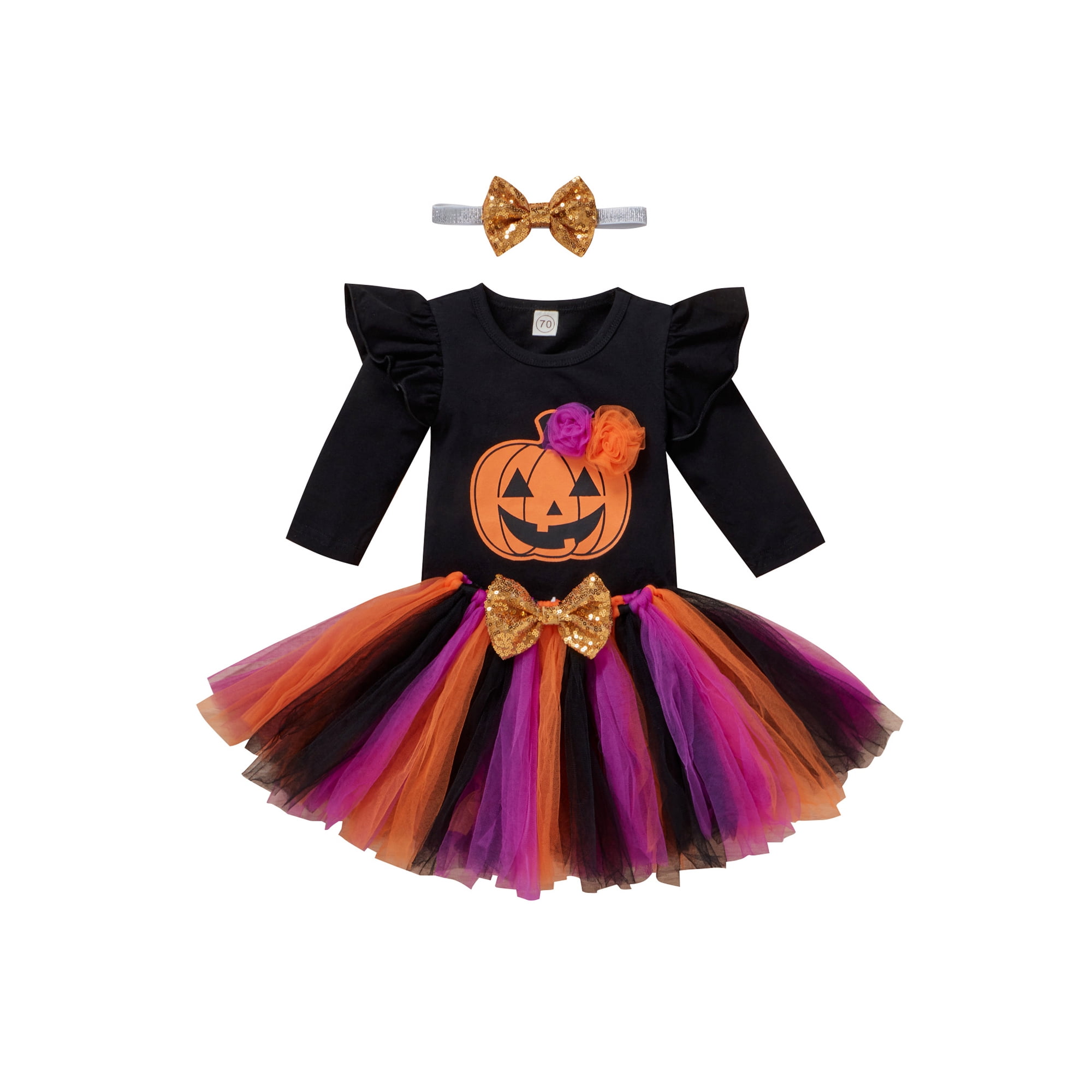 Click here for Gupgi Halloween Baby Girls Clothes Set Pumpkin Pri... prices