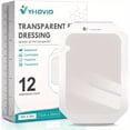 Box of 12 Waterproof Transparent Film Dressings - Flexible Adhesive ...
