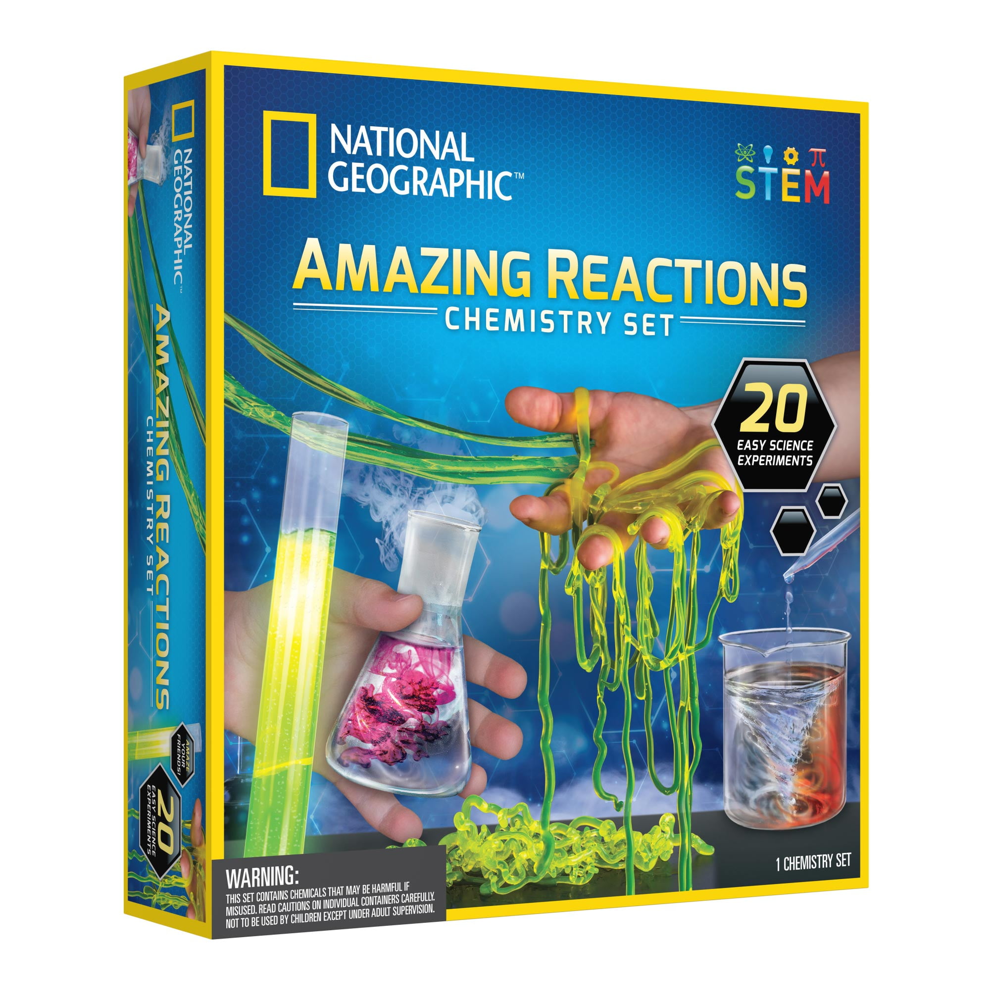 National Geographic Amazing Reactions Chemistry Science STEM Toy ...