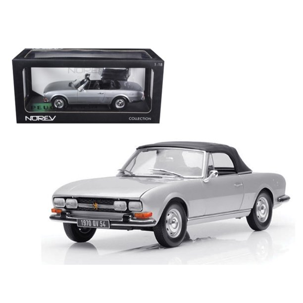 1971 Peugeot 504 Cabriolet gris 1/18 modelo de coche fundido a presión ...
