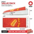 Stock Your Home Hot Dog Wrappers (100 Count) - Aluminum Foil Hot Dog ...