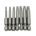 50mm Magnetic Torx Screwdriver Bit Set for T10-T40 with 1/4\\\" Hex Shank - Walmart.com