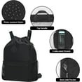 WANDF Drawstring Backpack Sports Gym Bag with Shoes Compartment, Water ...
