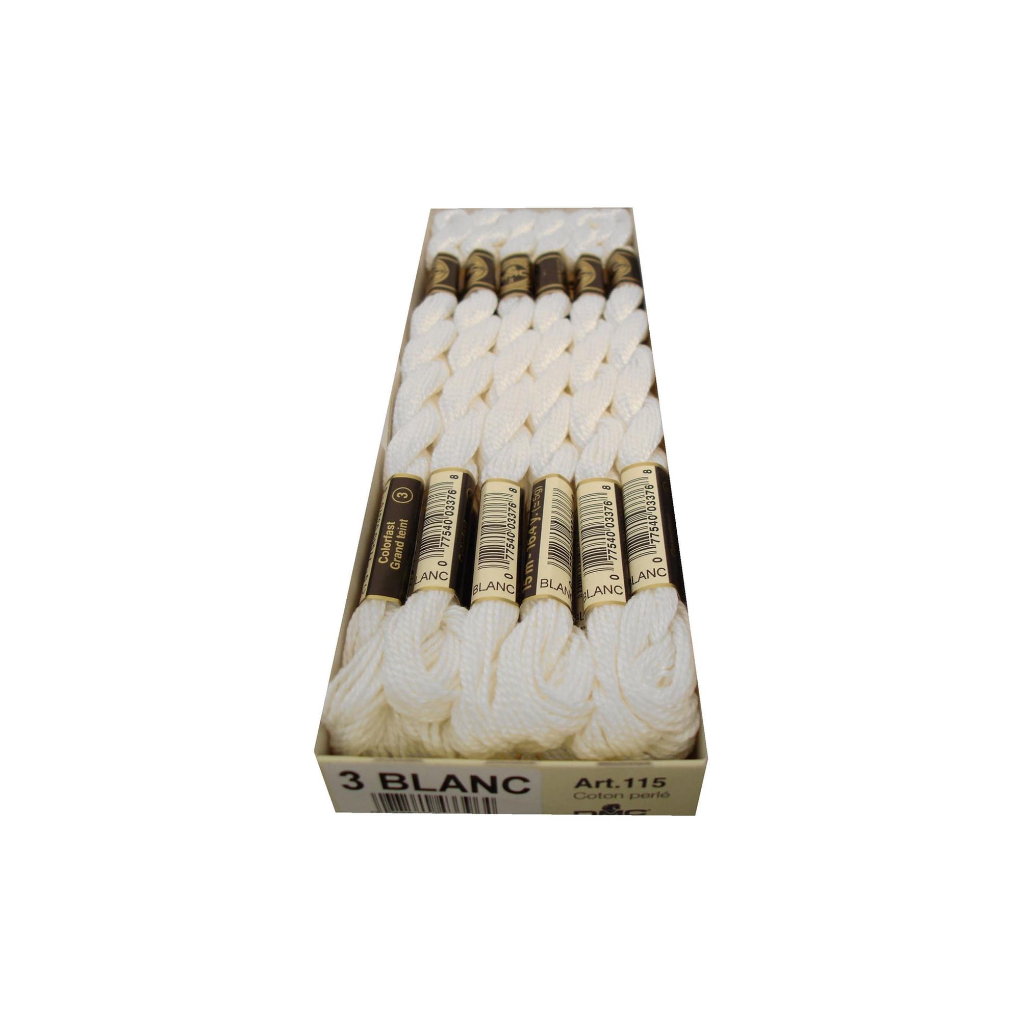 Click here for 115 30wht Dmc Pearl Cotton Skein Sz 3 White prices