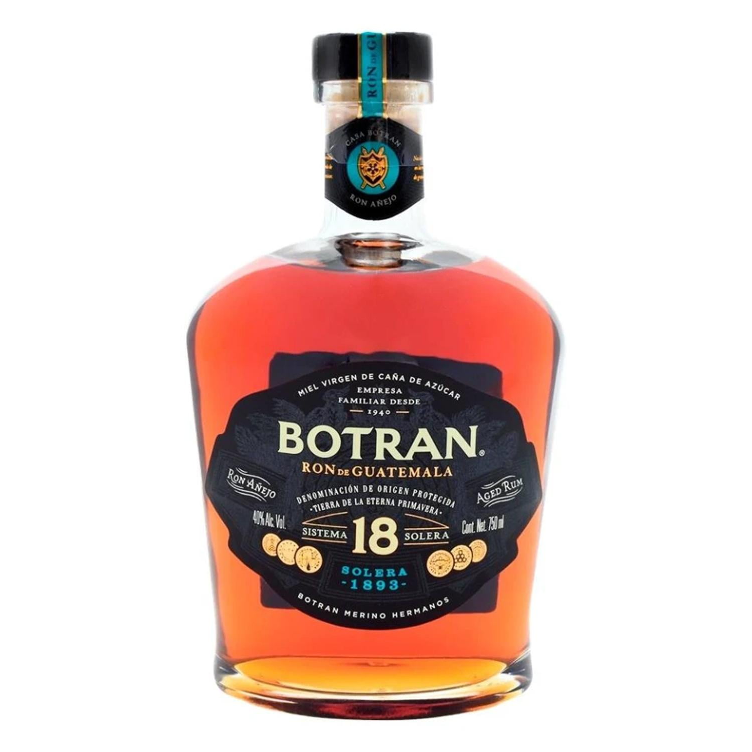 Pack de 12 Ron Botran Añejo 18 750 ml | Walmart en línea