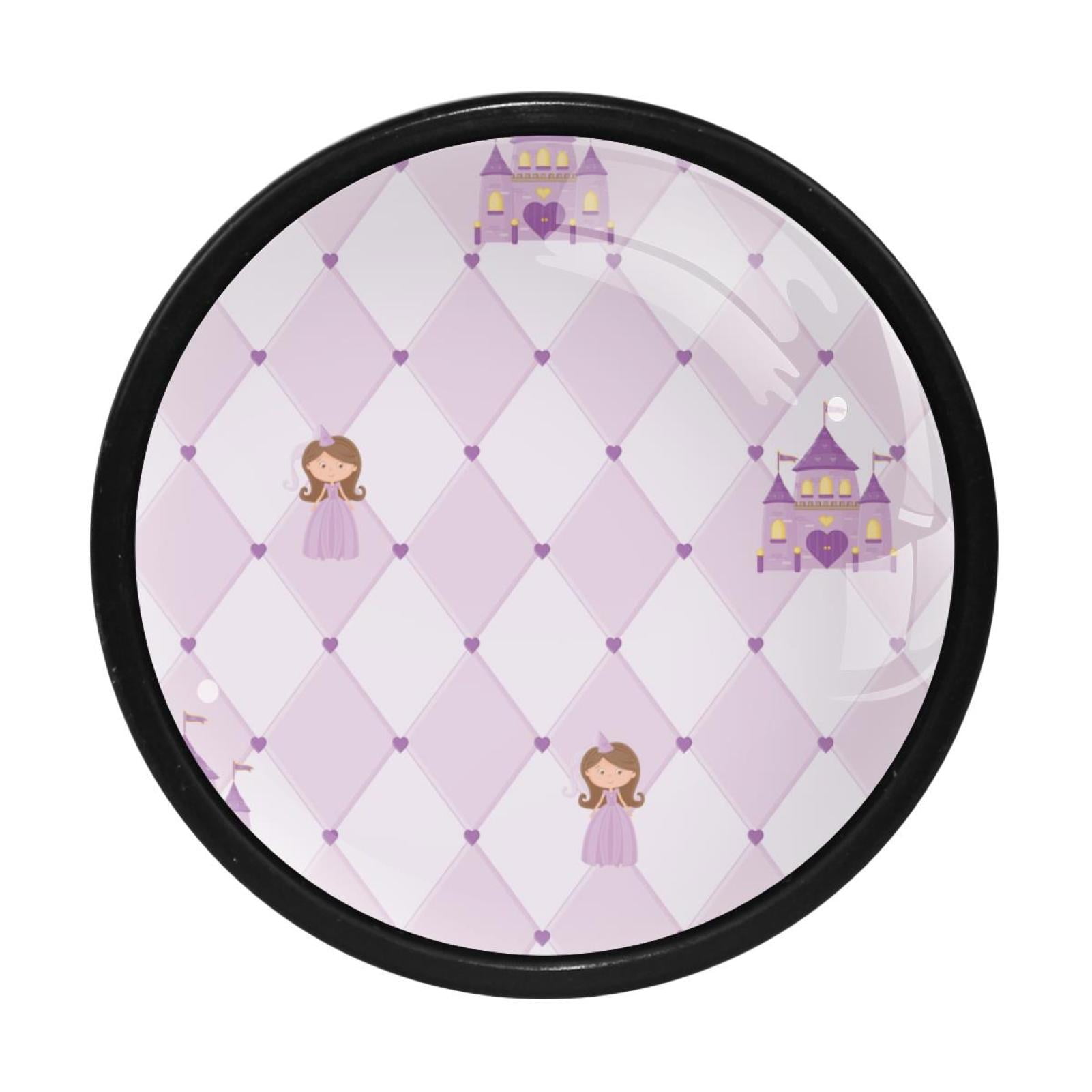 4 Pcs Cartoon Princess Castle Knobs for Kitchen Cabinet Cupboard ...
