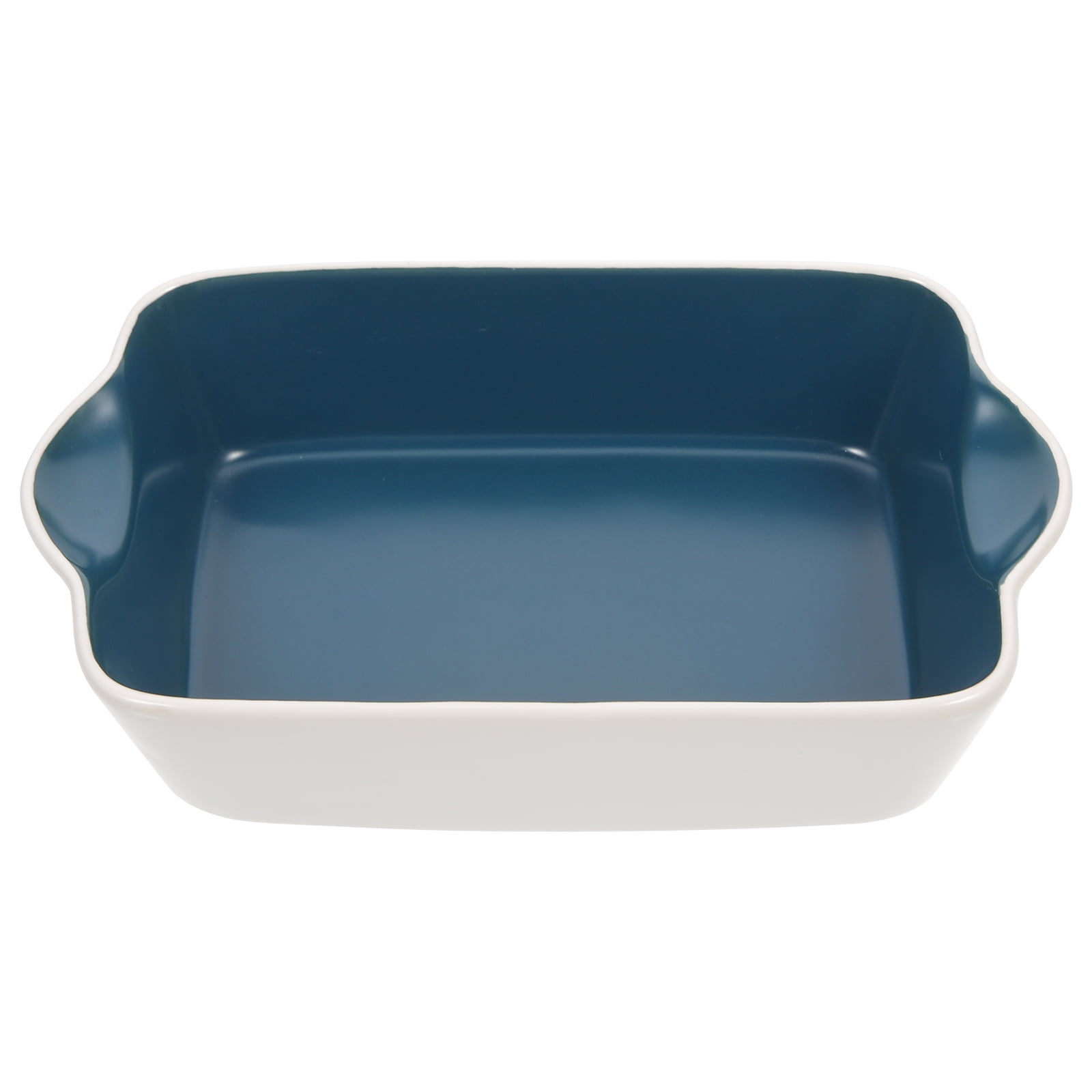 Ceramic Pie Pan Baking Dish with Double Handle Plate for Roasting ...
