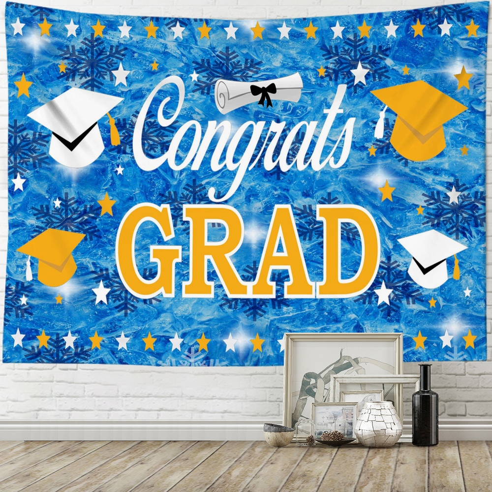 Graduation Backdrop Congrats Grad Graduation Party Decorations Class of ...