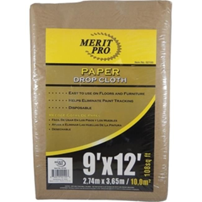 Merit Pro 2100 9 x 12 ft. Treated Paper Drop Cloth - Walmart.com
