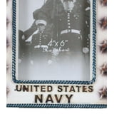 Patriotic United States Sailor Navy Eagle Rank Stars Memorial 4x6 ...