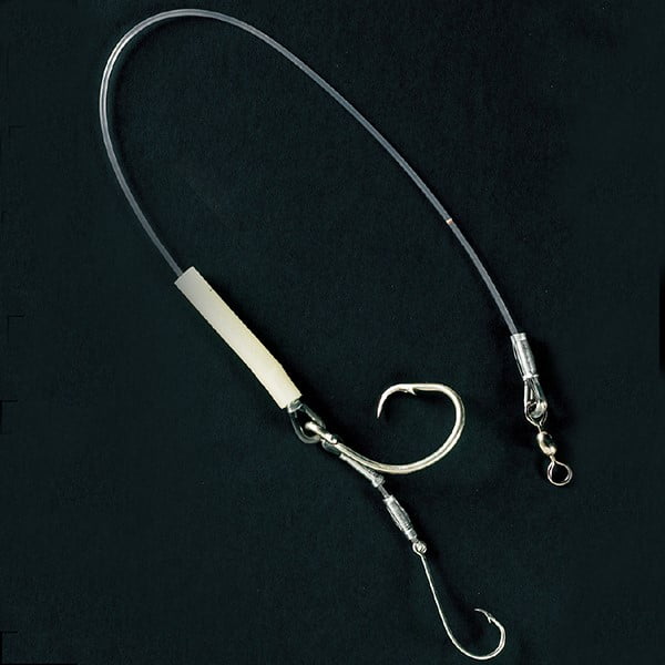 Mustad HR500GS Halibut Stinger Rig, 500LB, WithGlow Tube, With Swivel ...