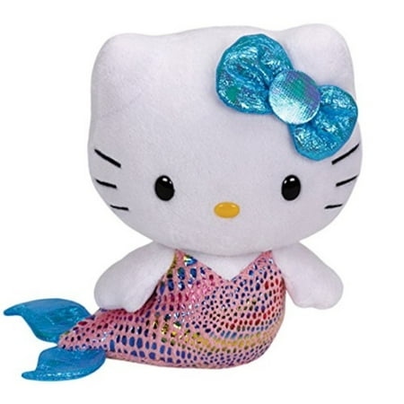 Hello Kitty Small TY Beanie Baby 6.5\" Plush Toy - Mermaid - Walmart.com