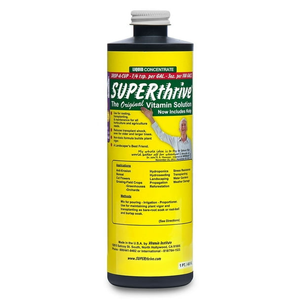 SuperThrive Liquid Vitamin Solution Concentrate Fertilizer w/ Kelp 1 ...