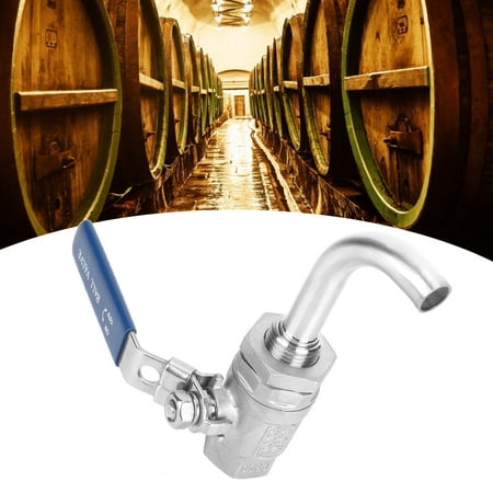 Dioche 1/2in Ball Valve, Beer Brew Valve, Tight Connection For Beer ...