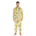 1-Pack Onesie Adult Hooded Pajamas, Soft Fleece Full Zip One Piece ...